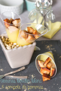 Verrines de boudin blanc & compote de pommes – Moi, gourmande